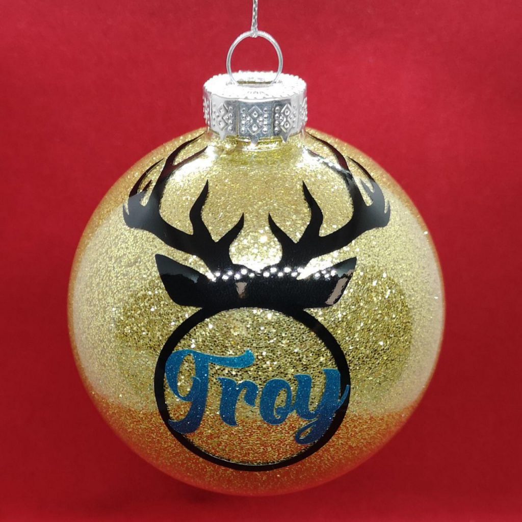 Julekule gull med navn | Såpeskuffen